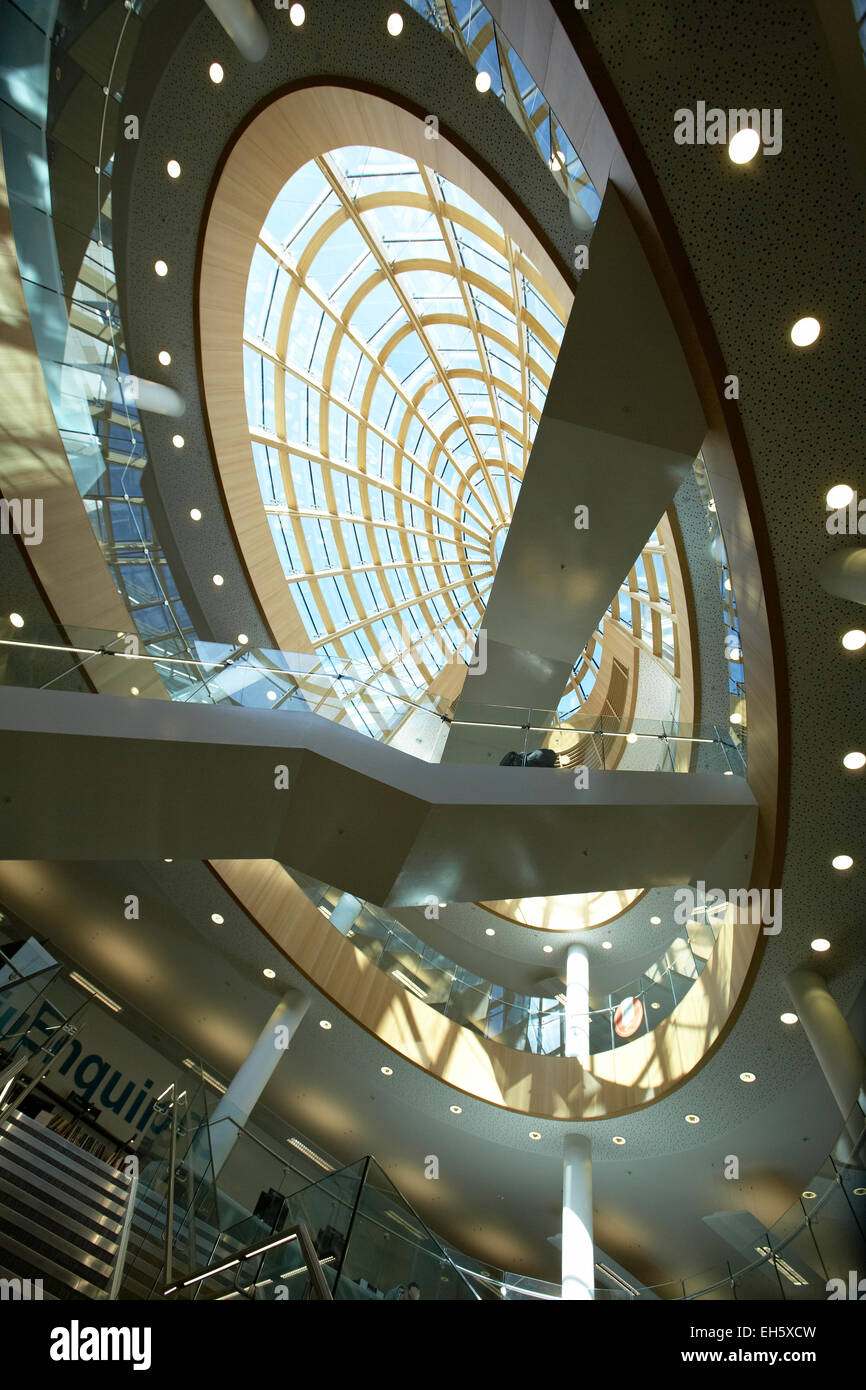 Inside Central Library Liverpool Merseyside UK Stock Photo - Alamy