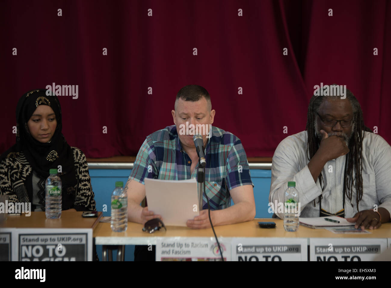 London, UK. 7th March 2015. Chair Dean Harris of the Socialist Worker ...