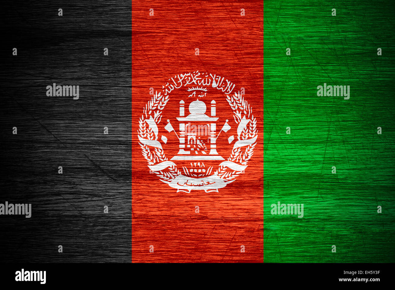 Afghanistan flag or Afghan banner on wooden texture Stock Photo - Alamy