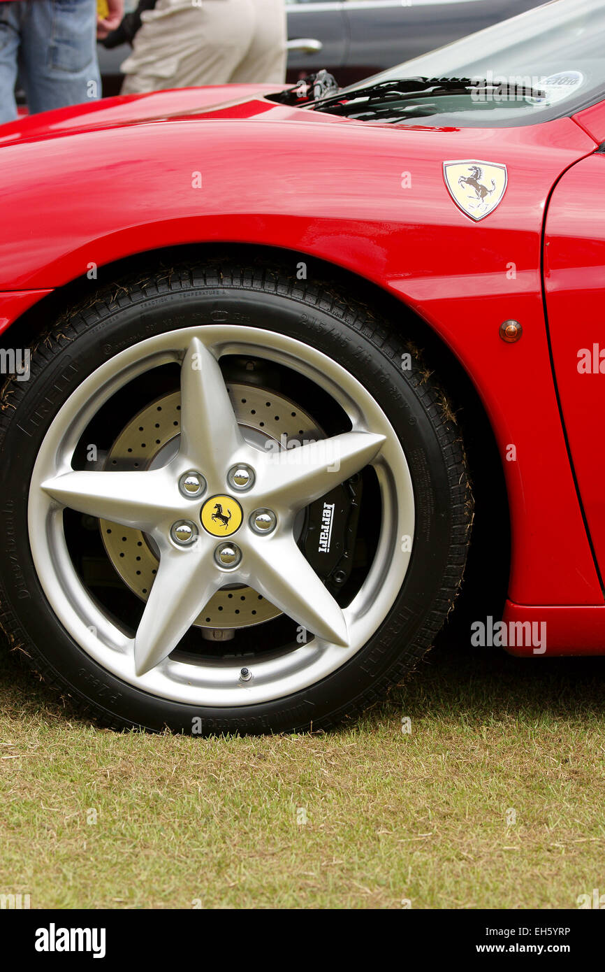 Alloy wheel ferrari sports hi-res stock photography and images - Alamy