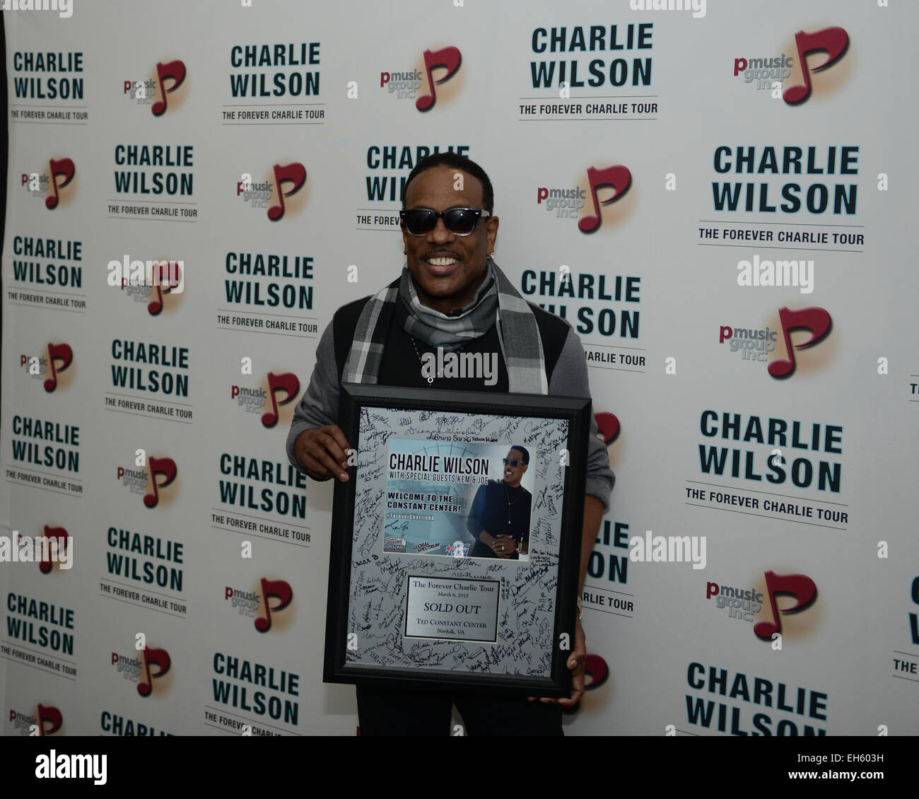 Norfolk, Virginia, USA. 6th Mar, 2015. Singer CHARLIE WILSON performs ...