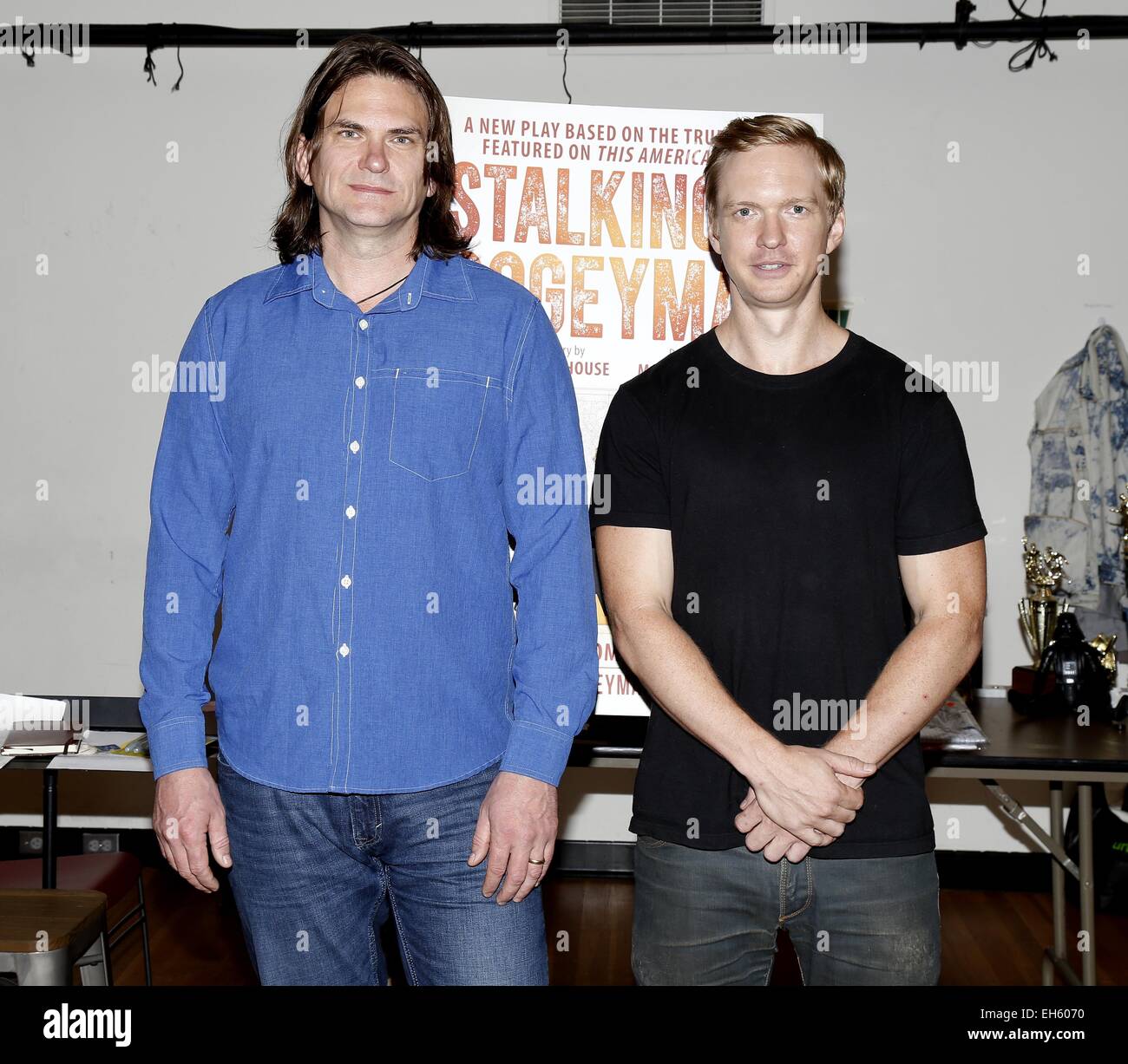 Media day for the Off-Broadway play 'Stalking the Bogeyman,' held at ...