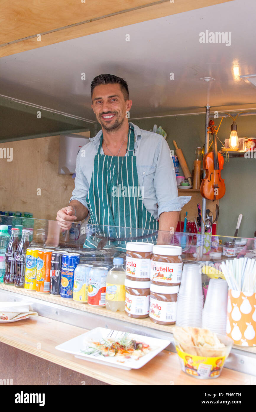 Street Food Cook Stock Photo - Alamy