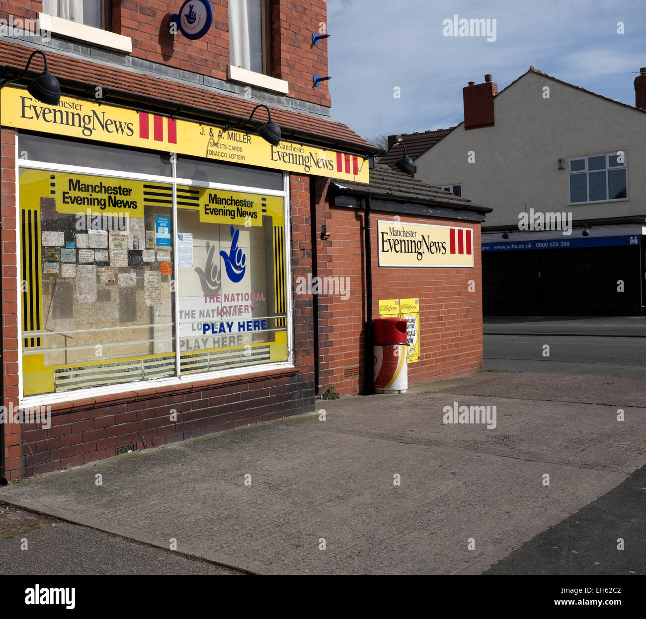 newsagent's shop on school lane in didsbury, south manchester Stock ...
