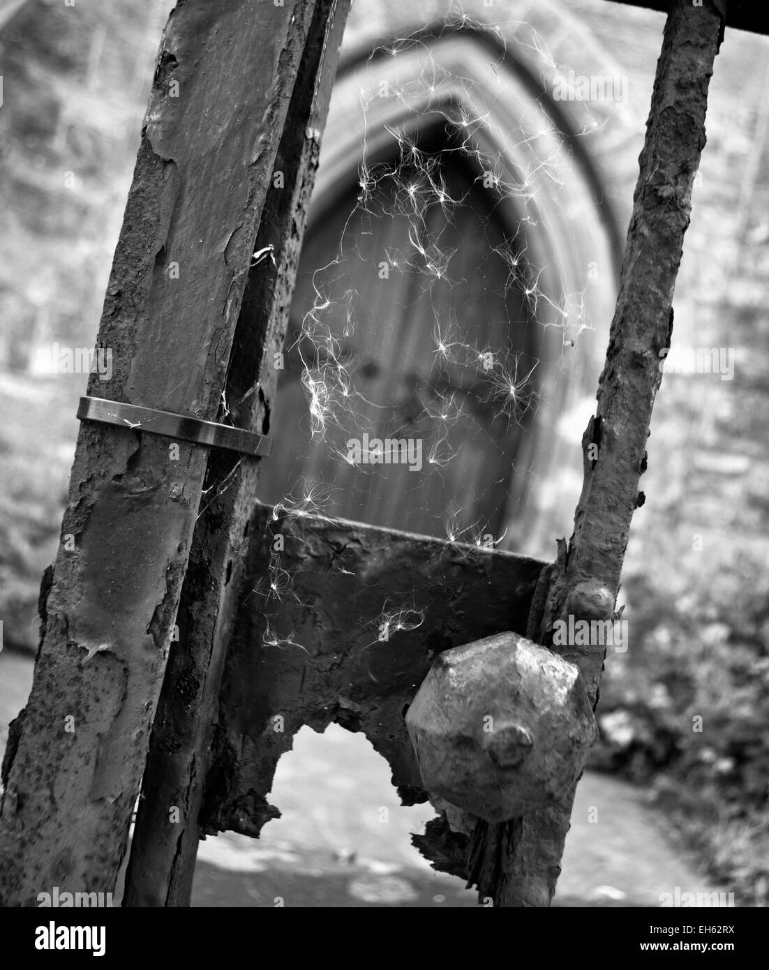 Broken Metal Gate High Resolution Stock Photography and Images - Alamy