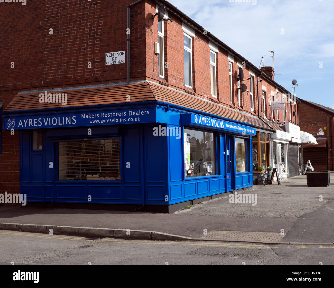 Violin shop hi-res stock photography and images - Alamy