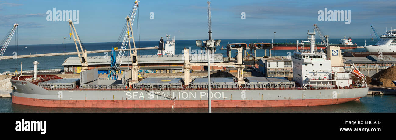 Livorno, Italy, Sea Stallion Pool cargo bulk ship Stock Photo - Alamy