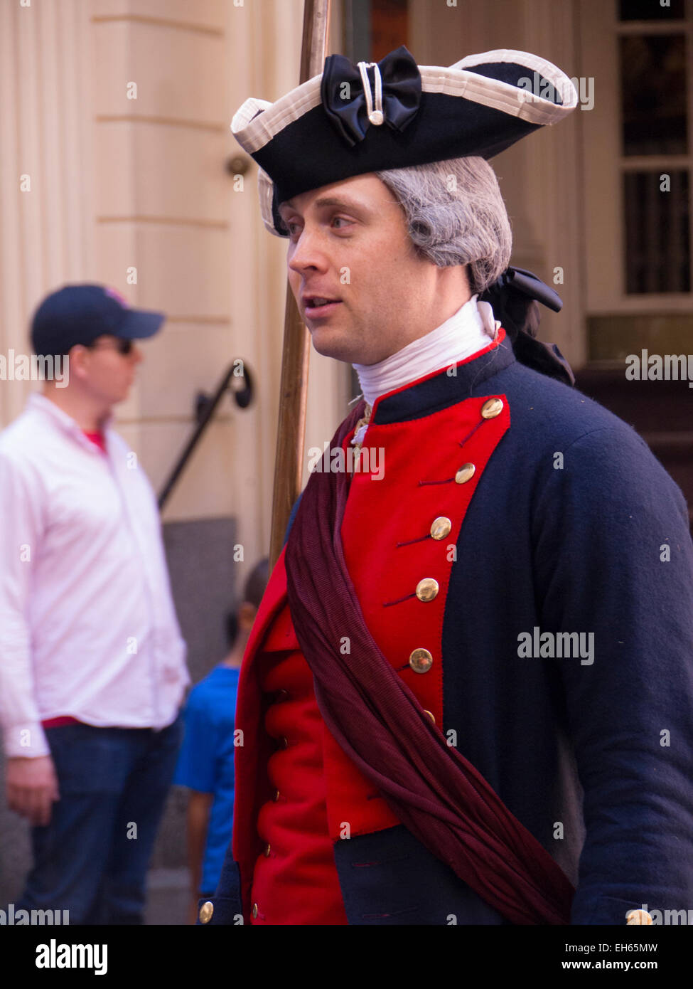 Actor - Old State House - Boston Stock Photo - Alamy