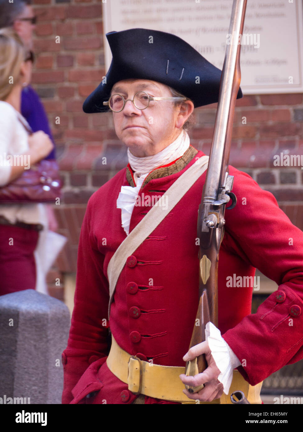 Actor - Old State House - Boston Stock Photo - Alamy