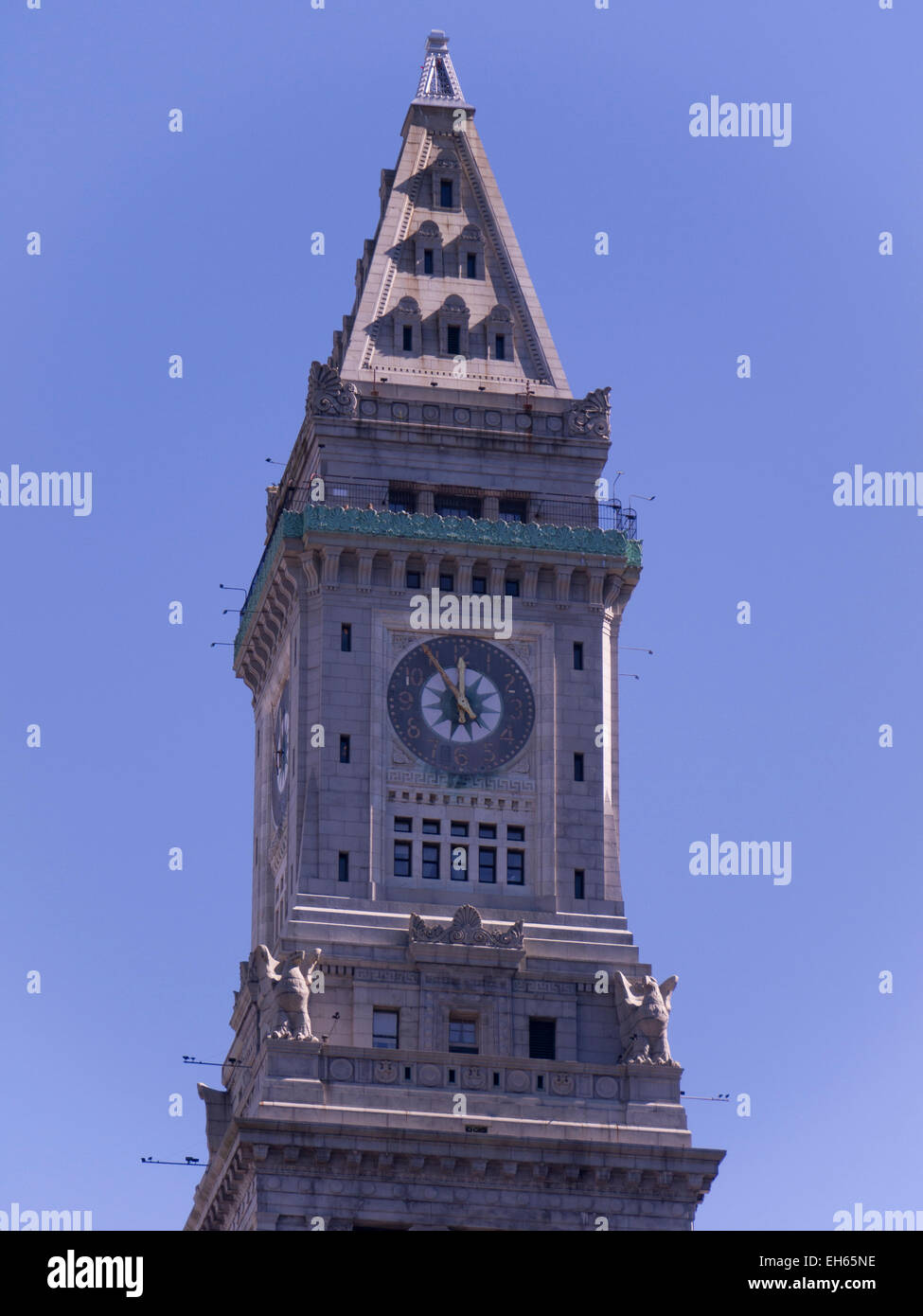Marriott's Custom House - Boston Stock Photo - Alamy