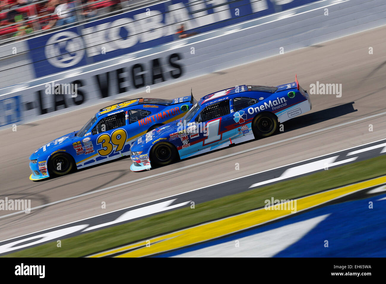 Las Vegas, NV, USA. 7th Mar, 2015. The NASCAR Xfinity Series teams take ...