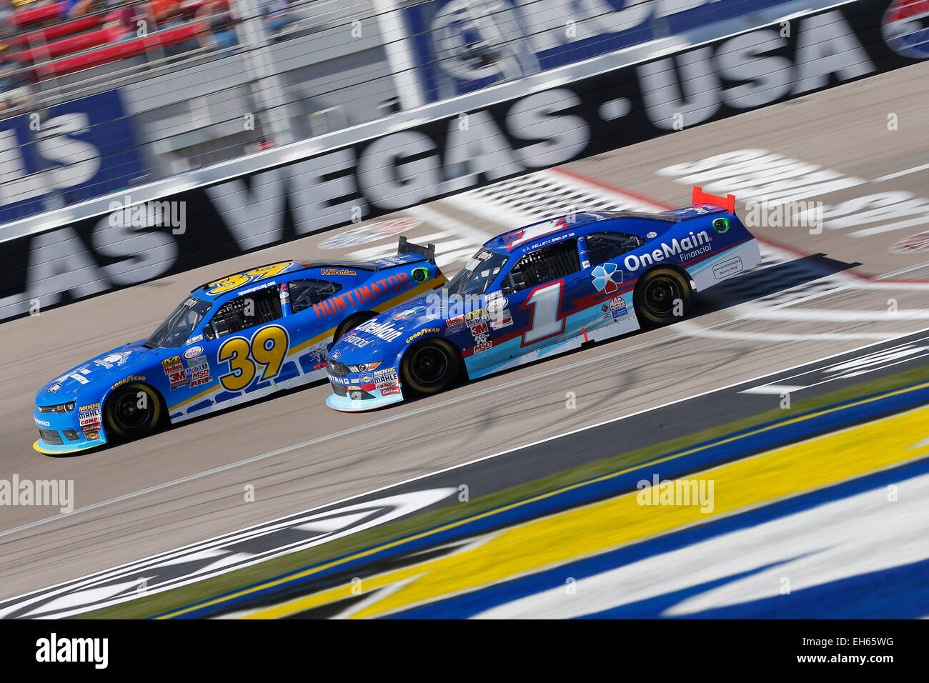 Las Vegas, NV, USA. 7th Mar, 2015. The NASCAR Xfinity Series teams take ...