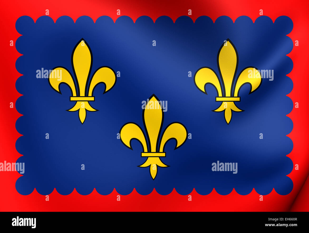 Flag of Berry, France. Close Up Stock Photo - Alamy