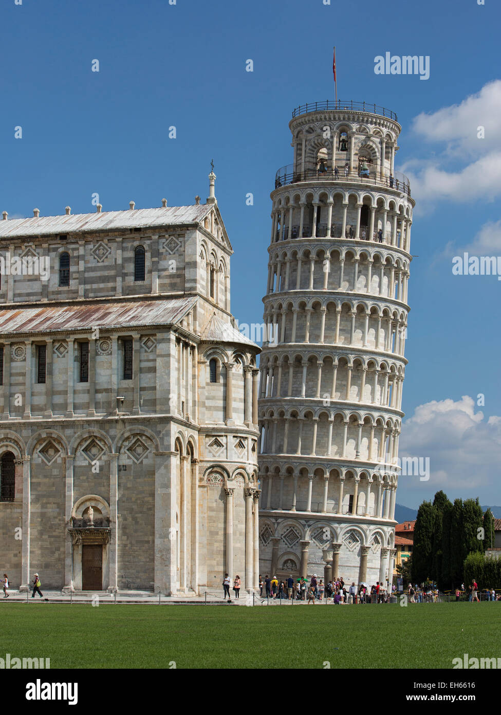 Pisa Italy leaning tower historical building Stock Photo - Alamy