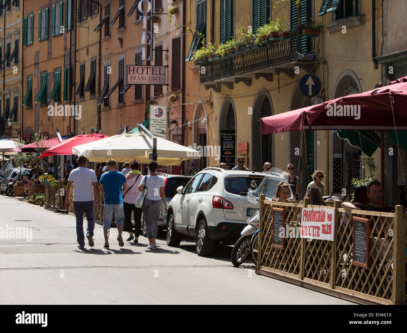 Pisa, Italy cafe hotel tourism Stock Photo - Alamy