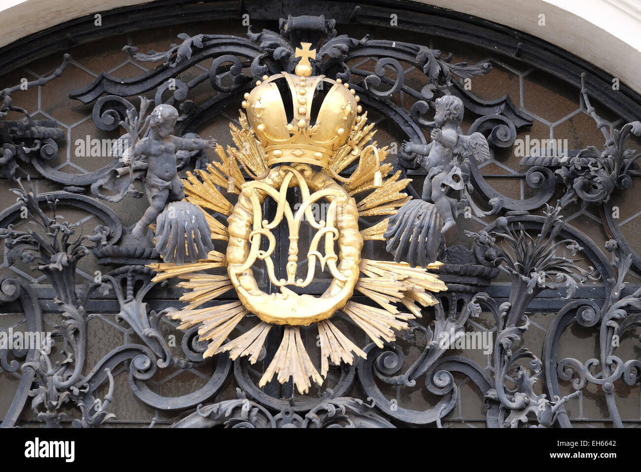 God monogram hi-res stock photography and images - Alamy