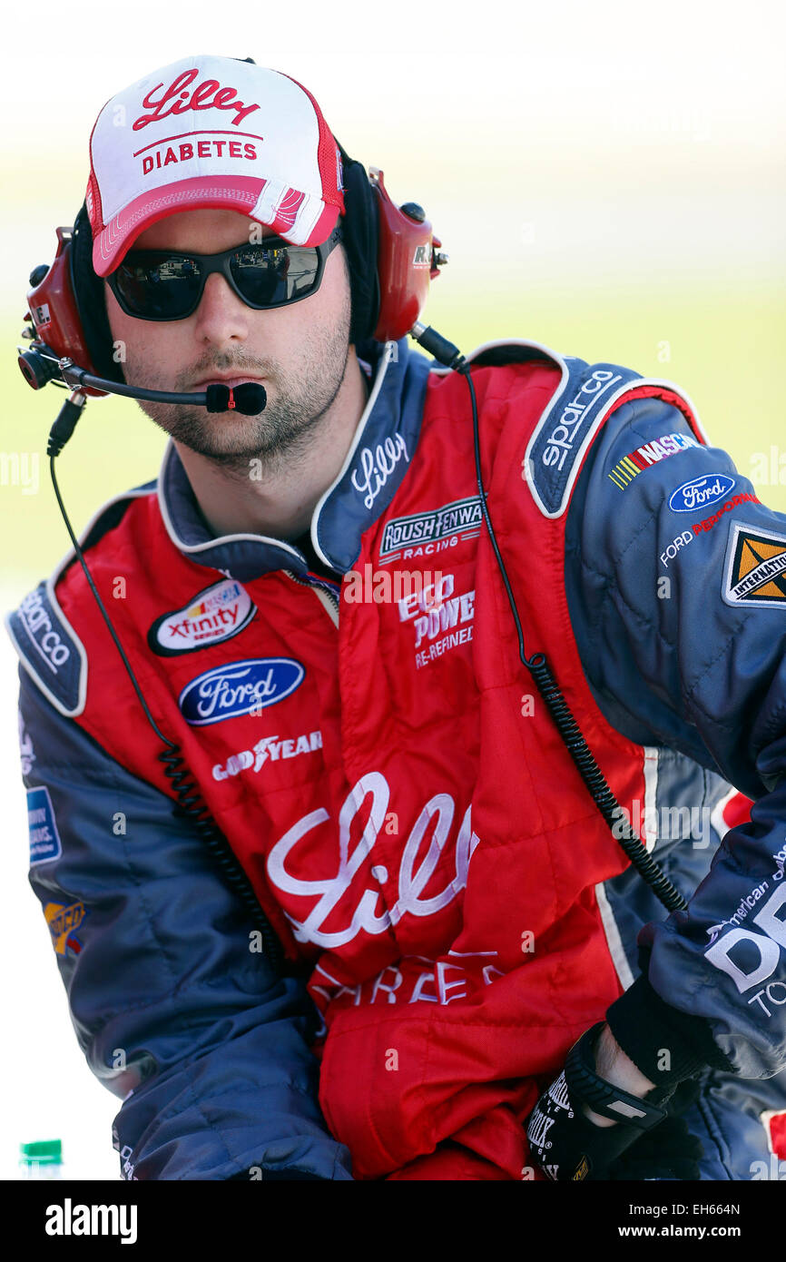 Las Vegas, NV, USA. 7th Mar, 2015. The NASCAR Xfinity Series teams take ...