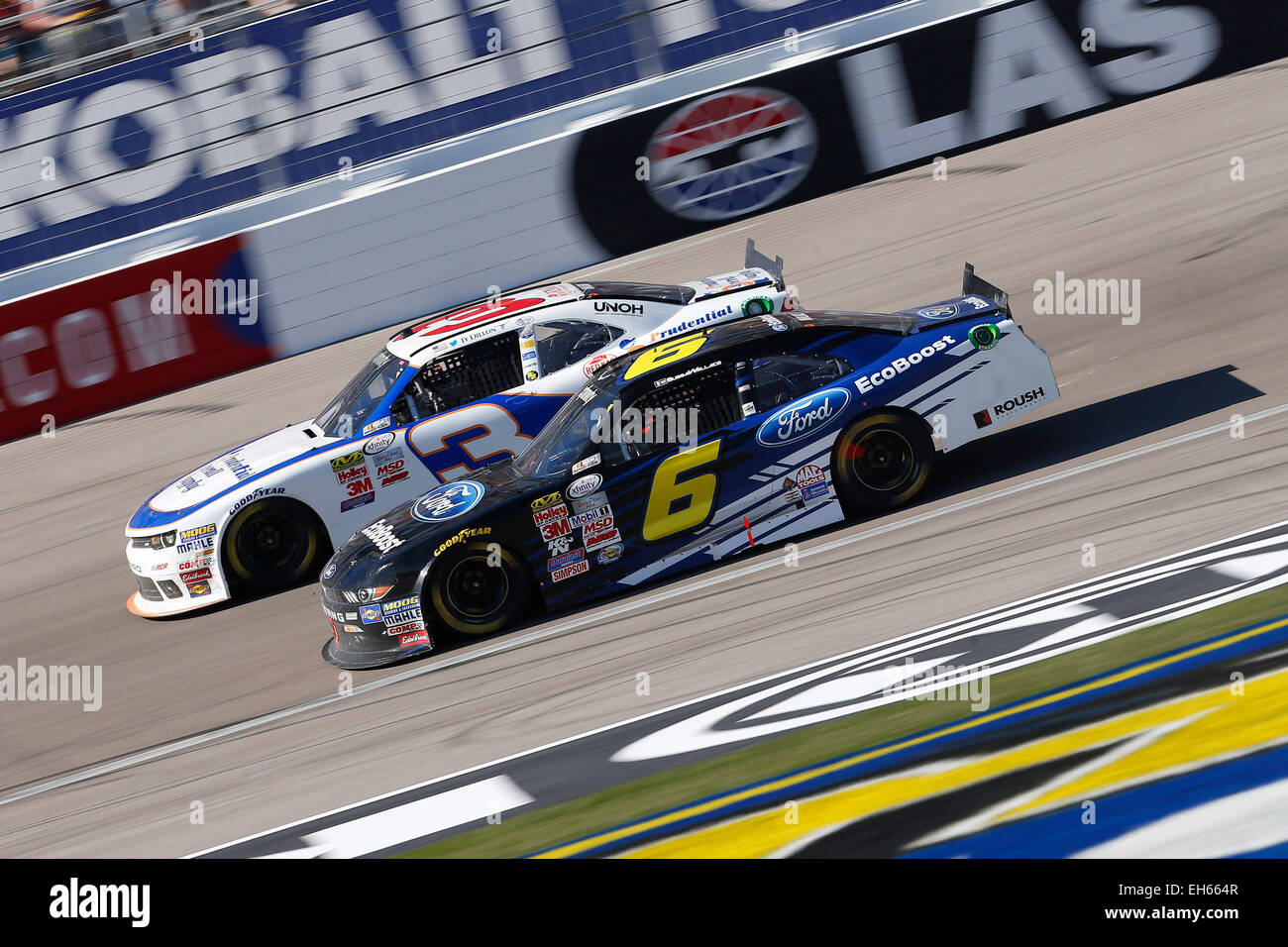 Las Vegas, NV, USA. 7th Mar, 2015. The NASCAR Xfinity Series teams take ...