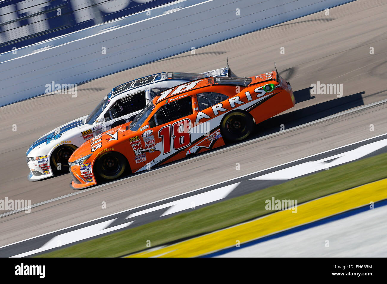 Las Vegas, NV, USA. 7th Mar, 2015. The NASCAR Xfinity Series teams take ...
