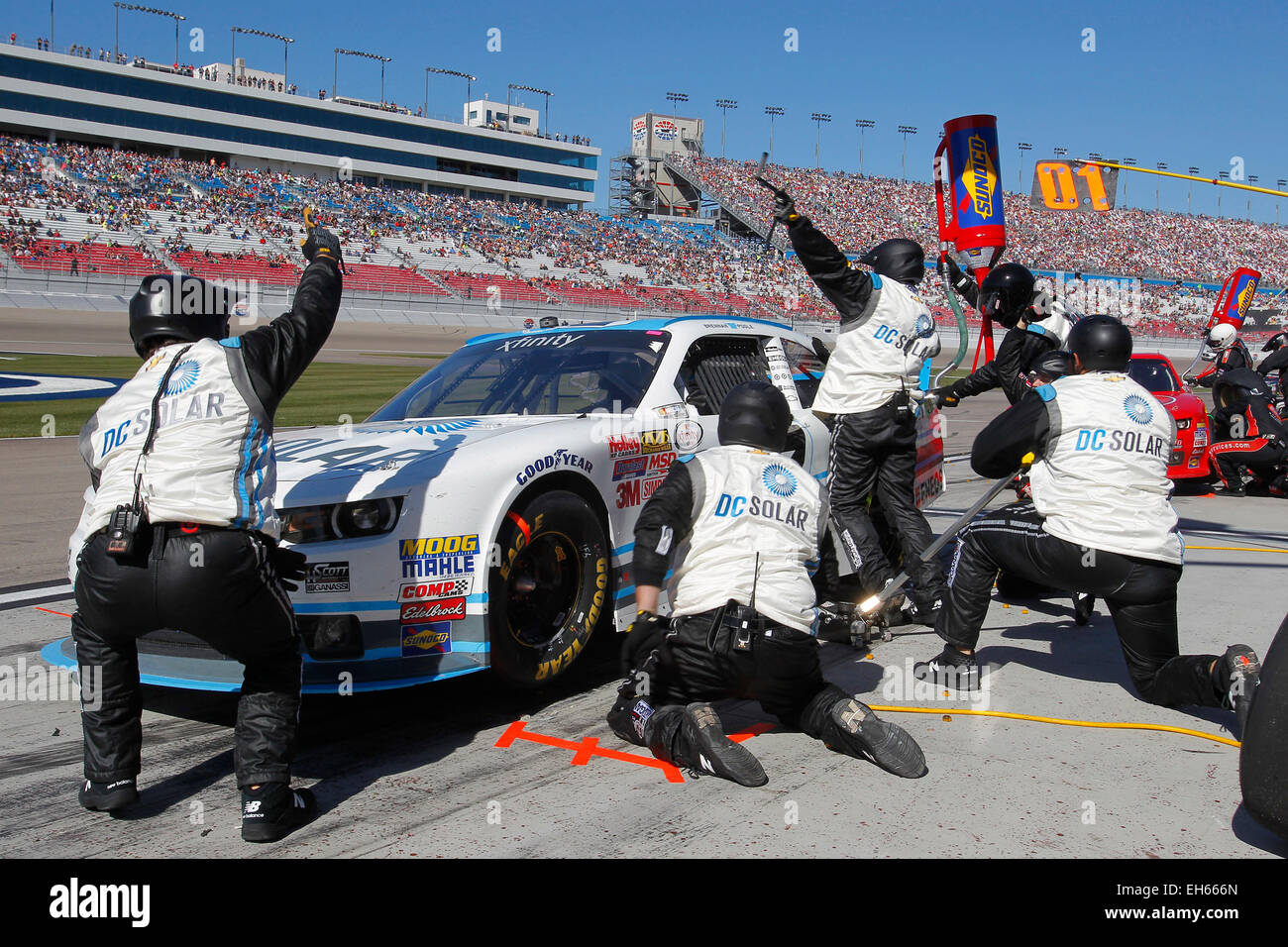 Las Vegas, NV, USA. 7th Mar, 2015. The NASCAR Xfinity Series teams take ...
