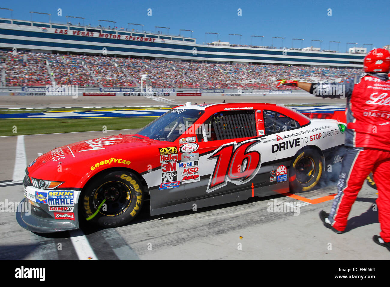 Las Vegas, NV, USA. 7th Mar, 2015. The NASCAR Xfinity Series teams take ...