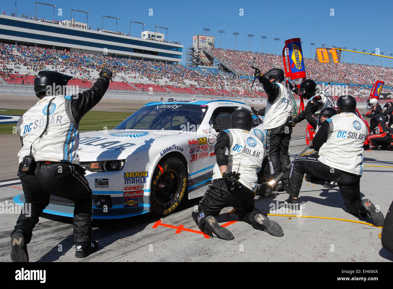 Las Vegas, NV, USA. 7th Mar, 2015. The NASCAR Xfinity Series teams take ...