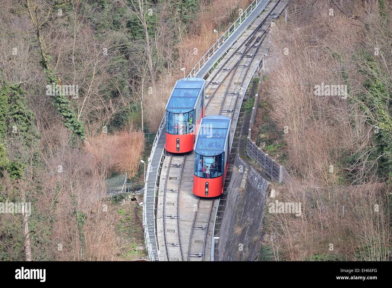 Narrow gauge funicular railway hi-res stock photography and images - Alamy