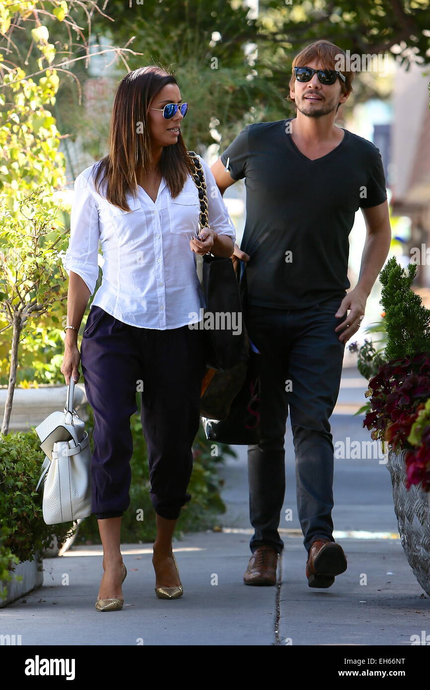 Eva Longoria leaving Ken Paves Salon with Ken Paves Featuring: Eva ...