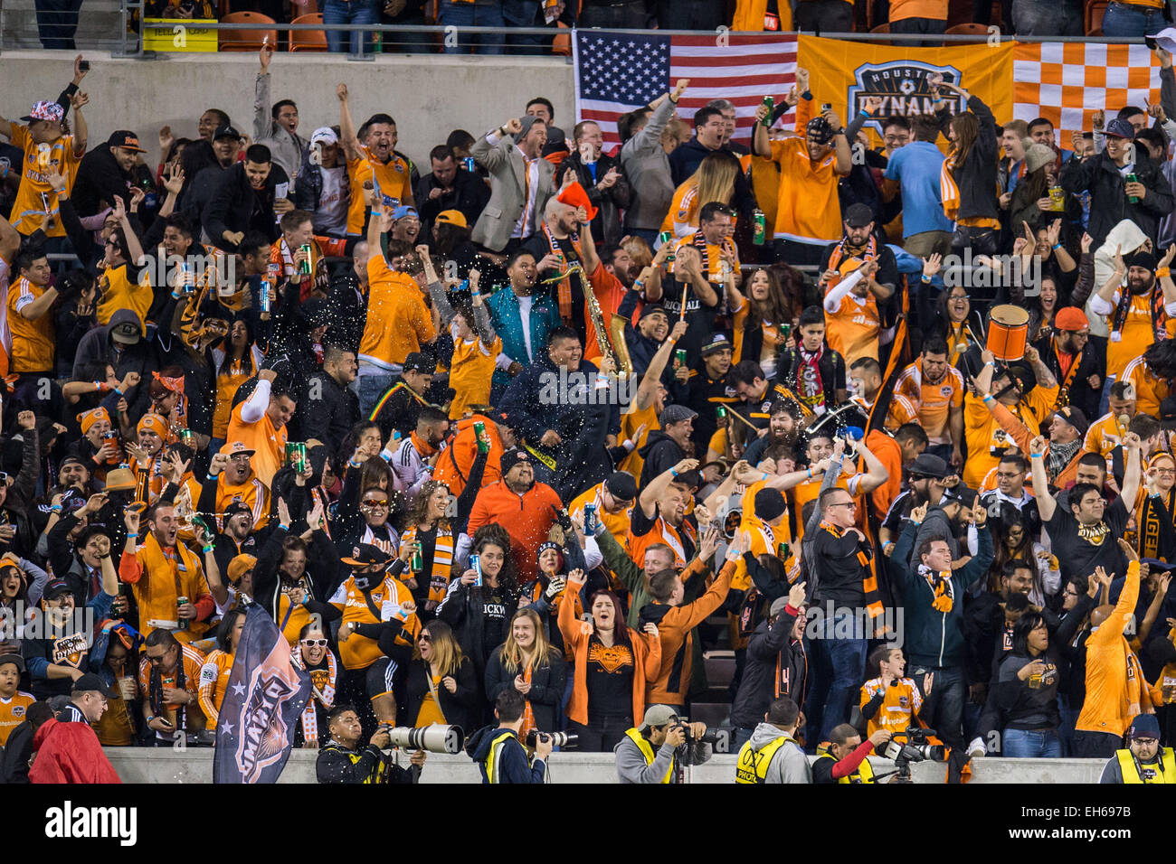 Houston bbva stadium fans hi-res stock photography and images - Alamy