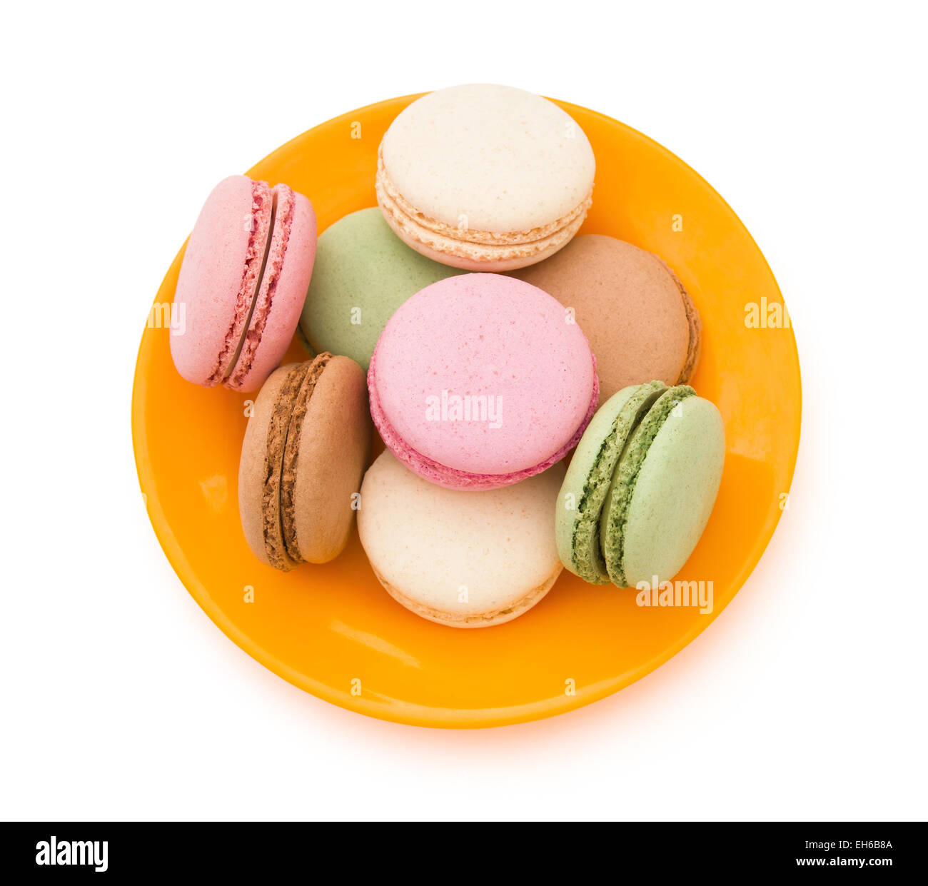 Plate assorted macaroons hi-res stock photography and images - Alamy