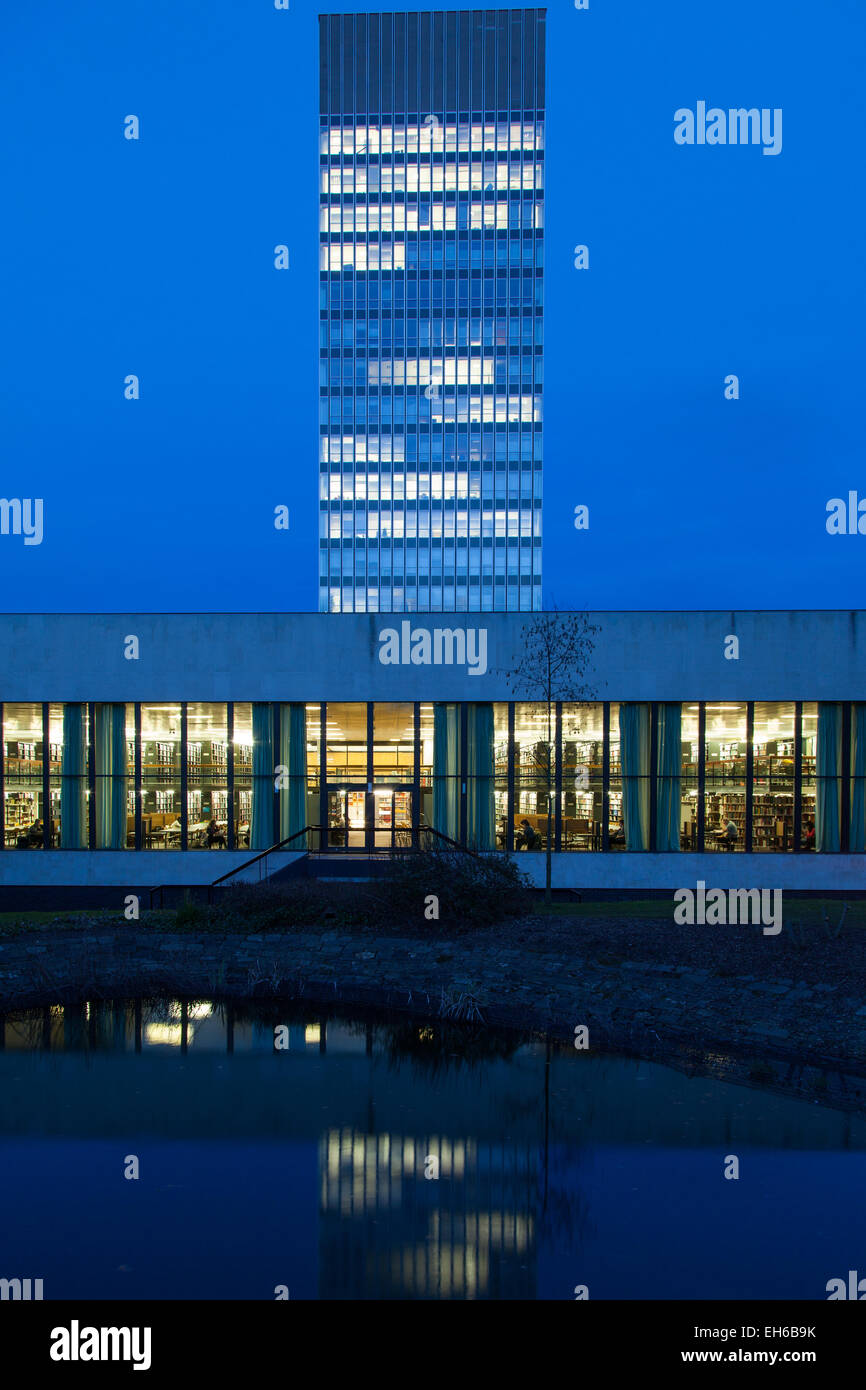 The Arts Tower at the University of Sheffield photographed early ...