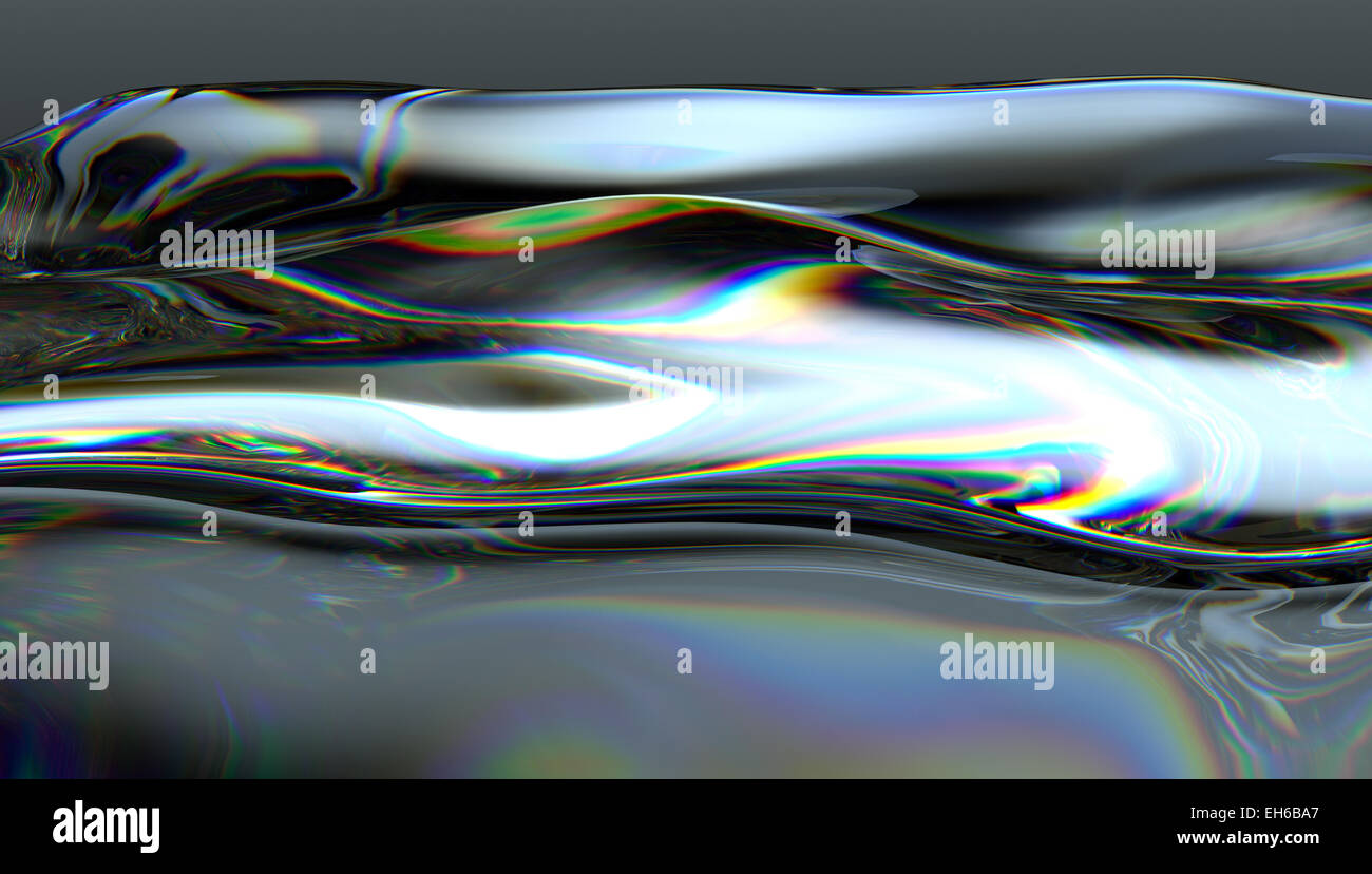 Liquid fuel or petrol with colorful oily pattern. Large resolution ...