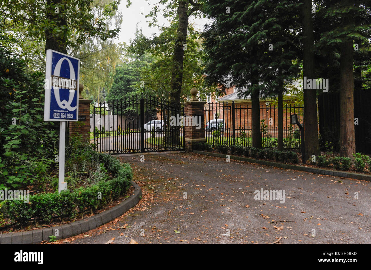 General views of Danielle Lloyd's home in Sutton Coldfield, West ...
