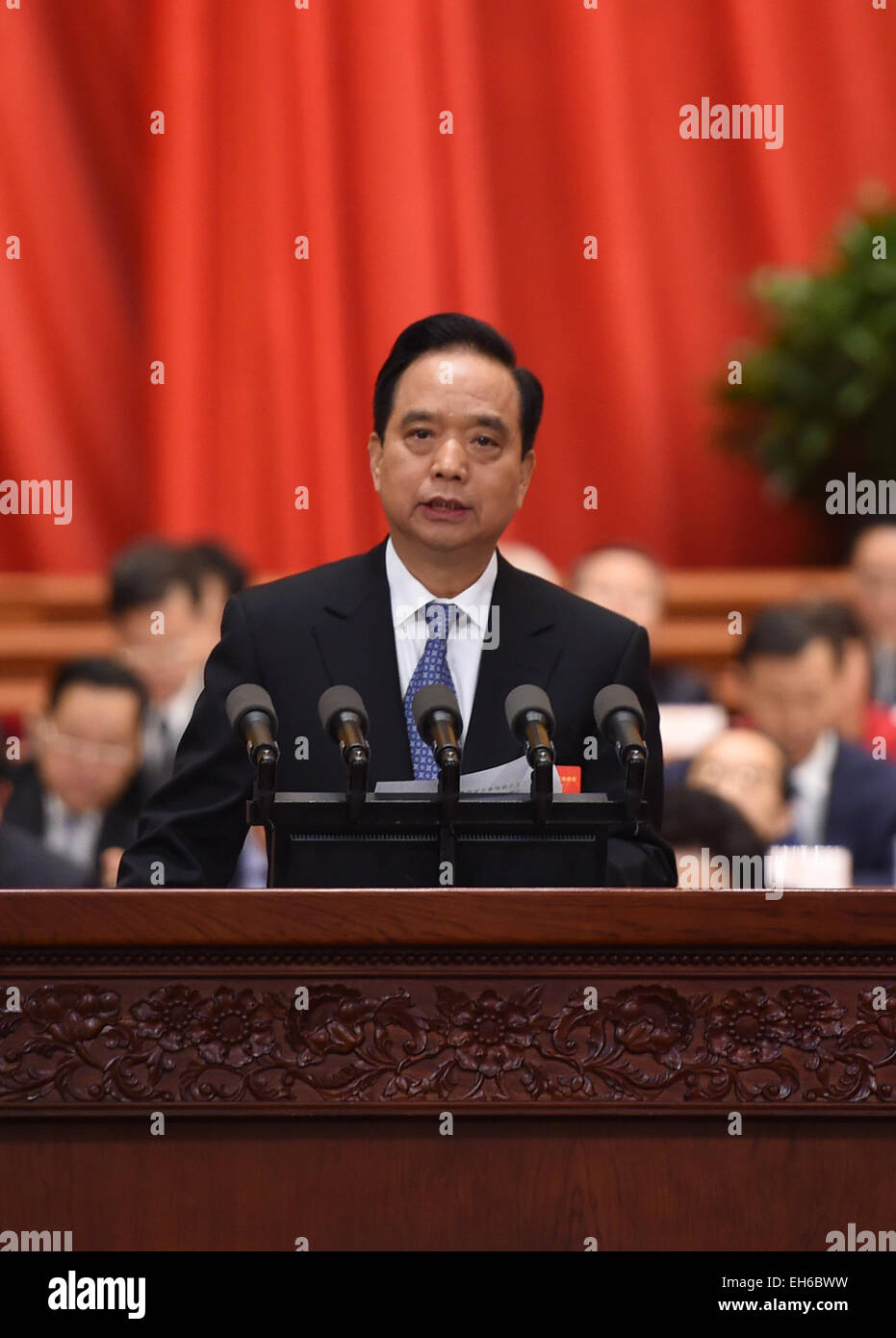 Beijing, China. 8th Mar, 2015. Li Jianguo, vice chairman of the ...