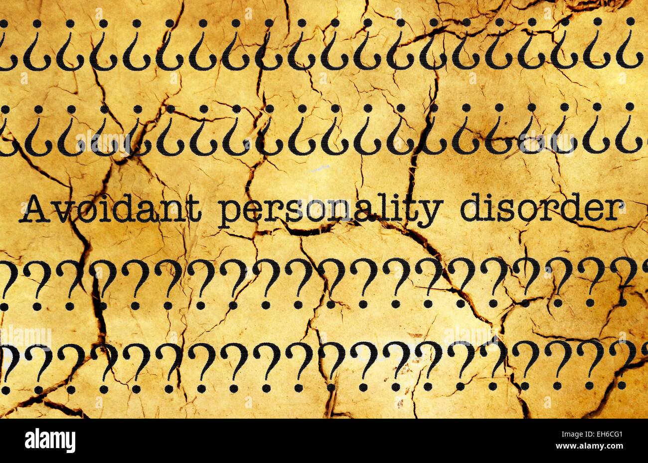 Avoidant personality disorder Stock Photo - Alamy
