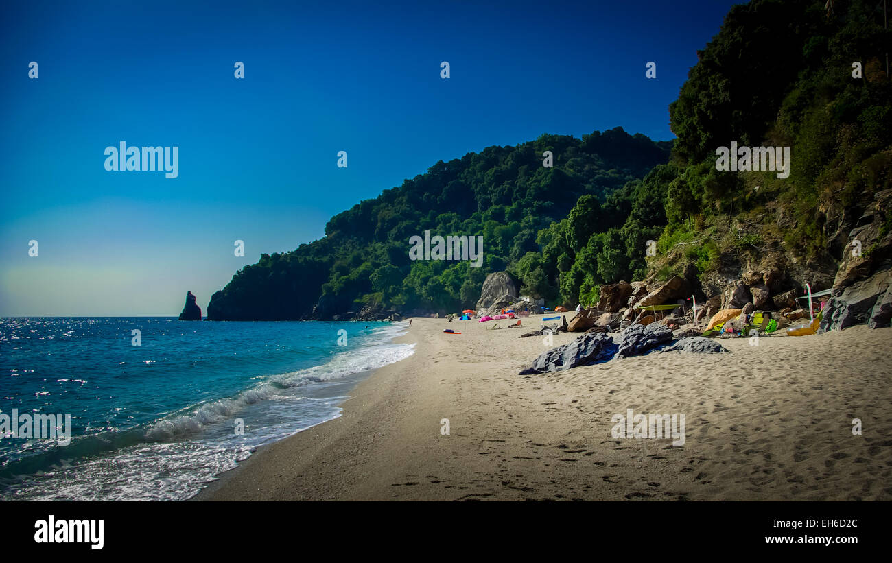 Hagia Saranta Beach, Pelion, Greece. One of the most beautiful beaches ...