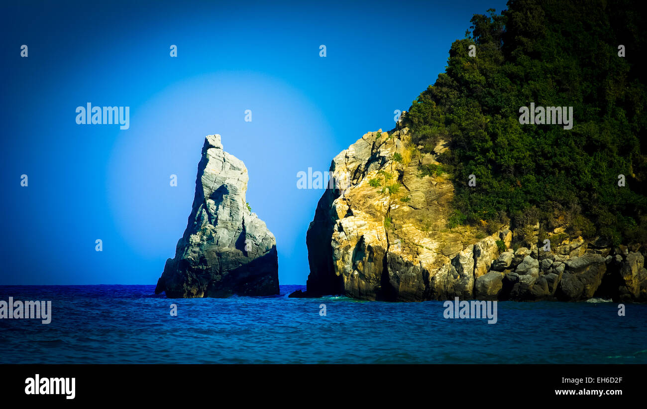 Hagia Saranta Beach, Pelion, Greece. One of the most beautiful beaches ...