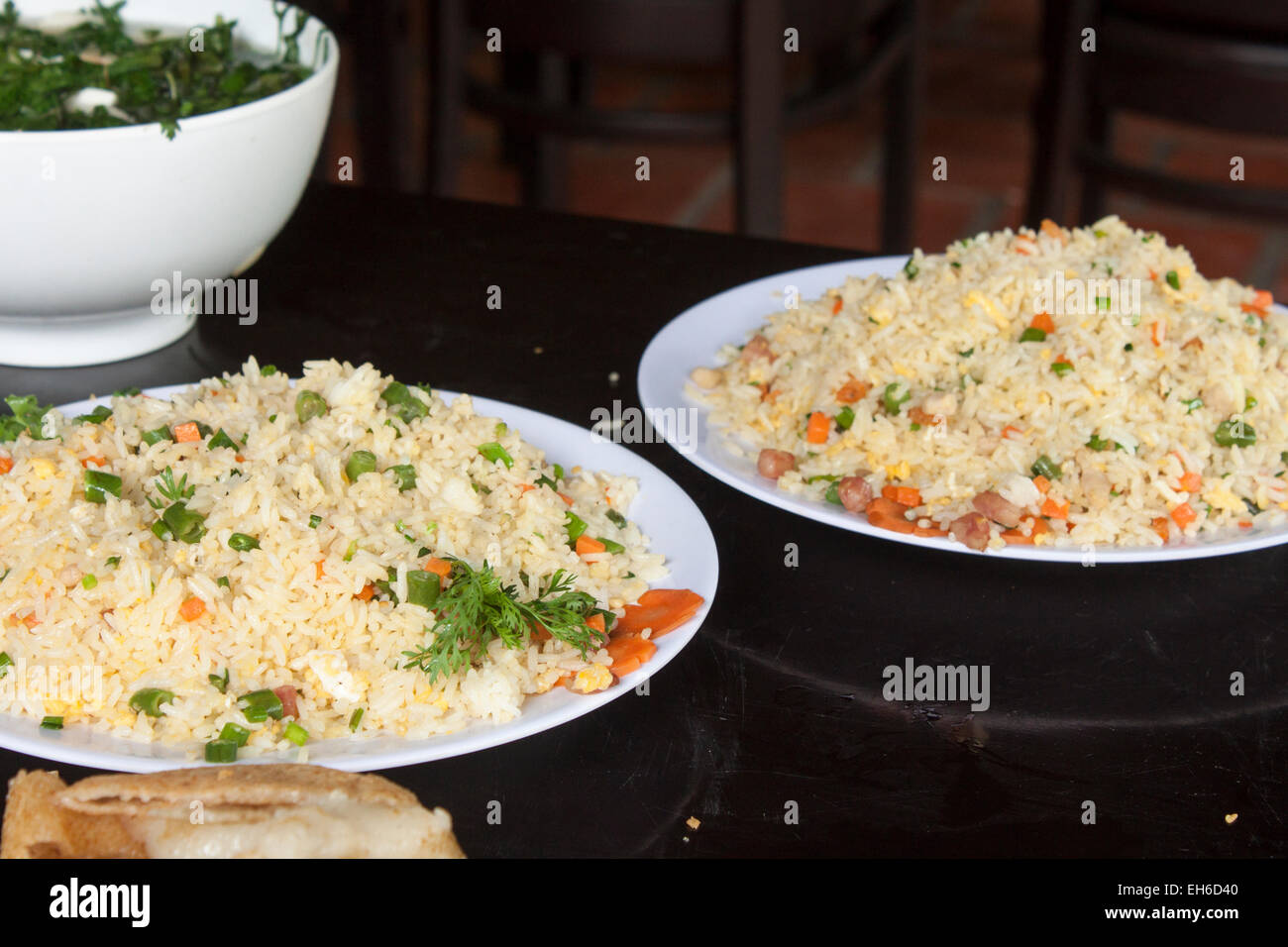 Two plates full delicious hi-res stock photography and images - Alamy