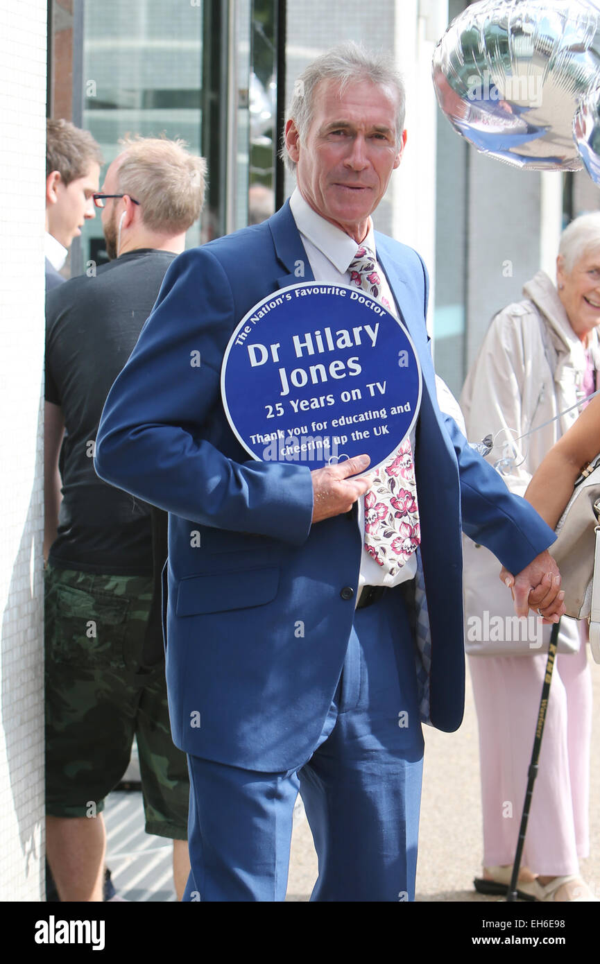 Doctor Hilary Jones outside the ITV studios Featuring: Doctor Hilary ...