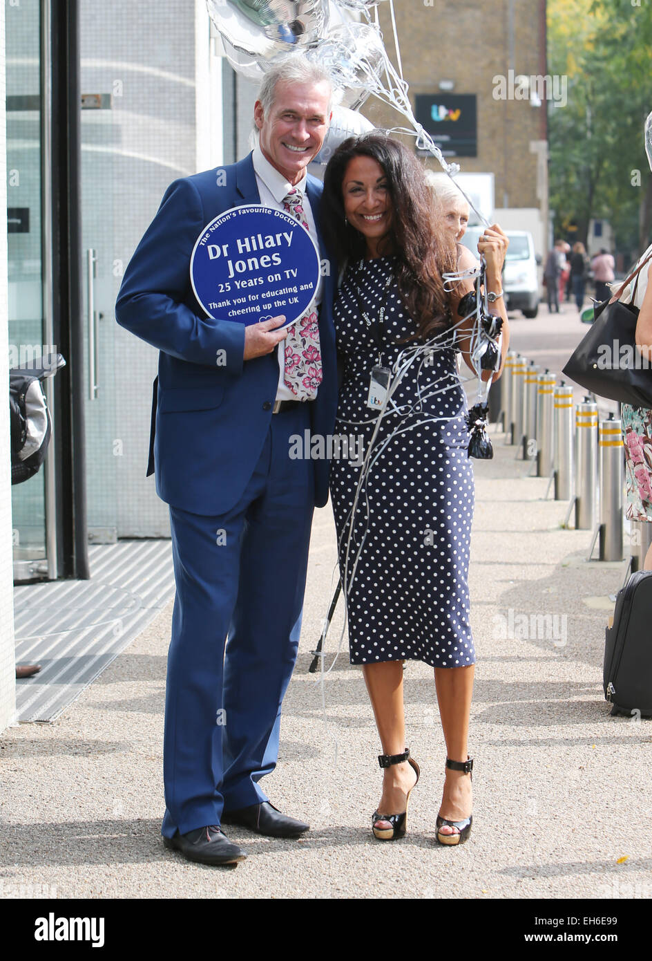 Doctor Hilary Jones outside the ITV studios Featuring: Doctor Hilary ...