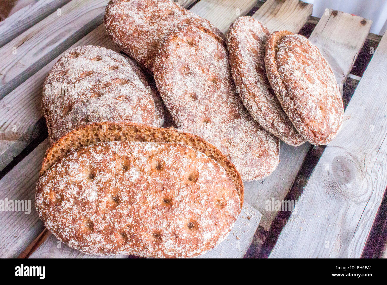 Lot sliced bread isolated hi-res stock photography and images - Alamy