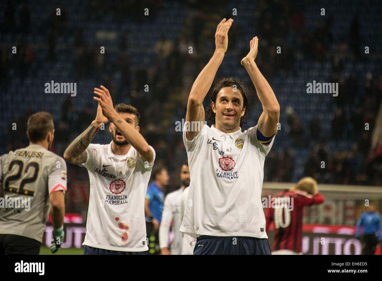Milano, Italy. 7th Mar, 2015. Luca Toni (Hellas) Football/Soccer ...