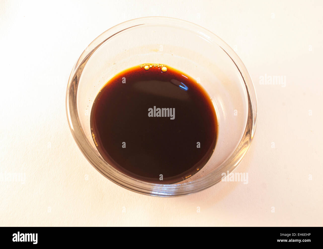 Black balsamic vinegar, isolated on white background Stock Photo - Alamy