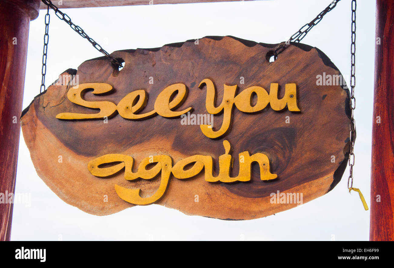 See you soon road sign hi-res stock photography and images - Alamy