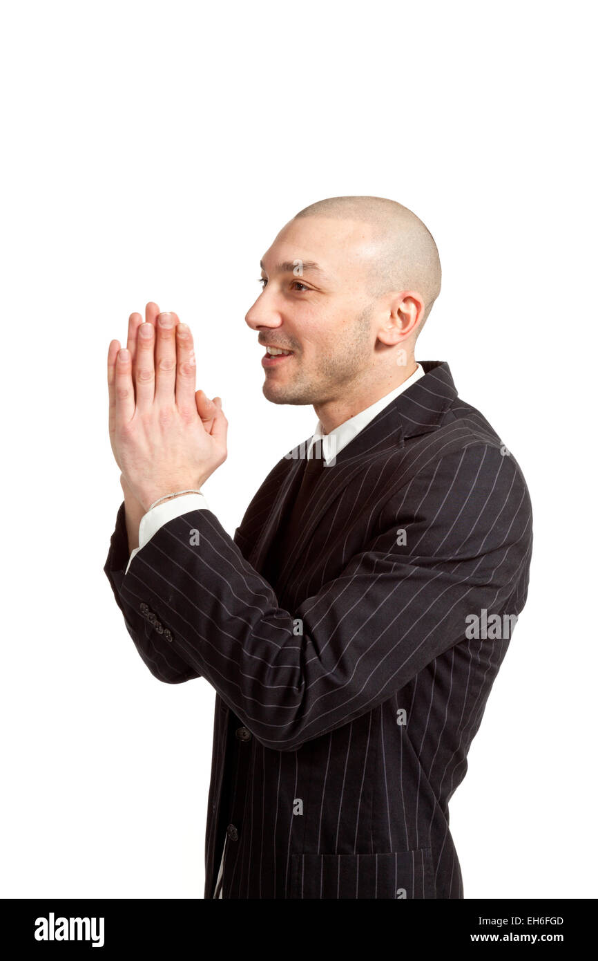 portrait of man, isolated on white Stock Photo - Alamy