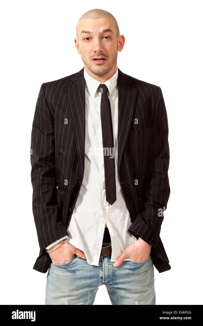 portrait of businessman, isolated on white background Stock Photo - Alamy