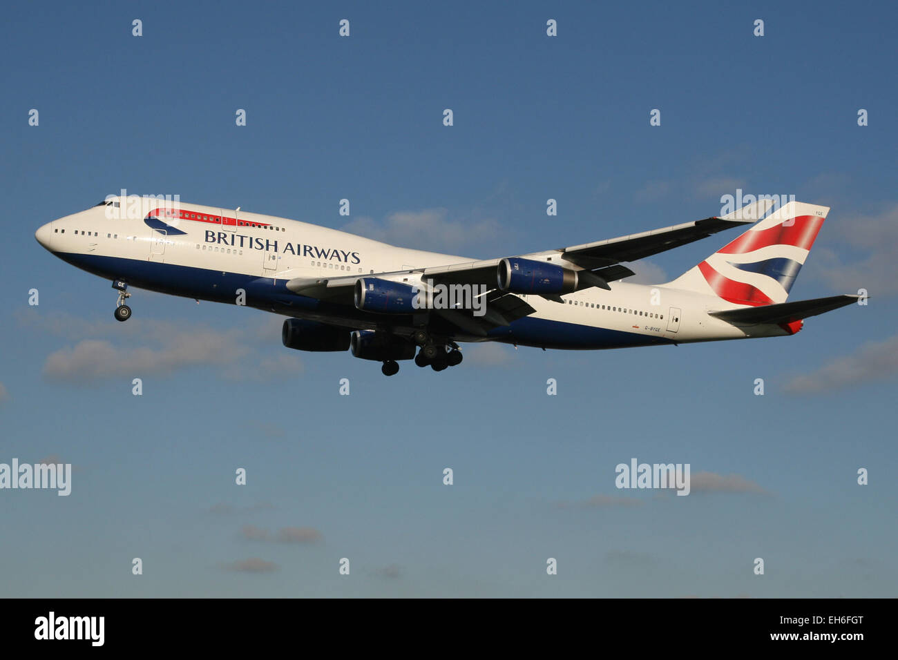 BRITISH BA 747 Stock Photo - Alamy