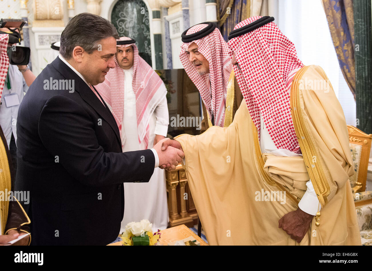 Riyadh, Saudi Arabia. 8th Mar, 2015. German Federal Minister of Economy ...