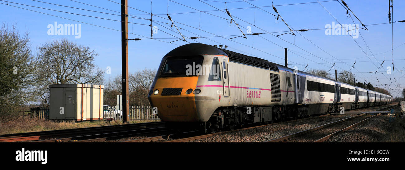 43314 East Coast Trains operating company, 43 class High Speed Diesel ...