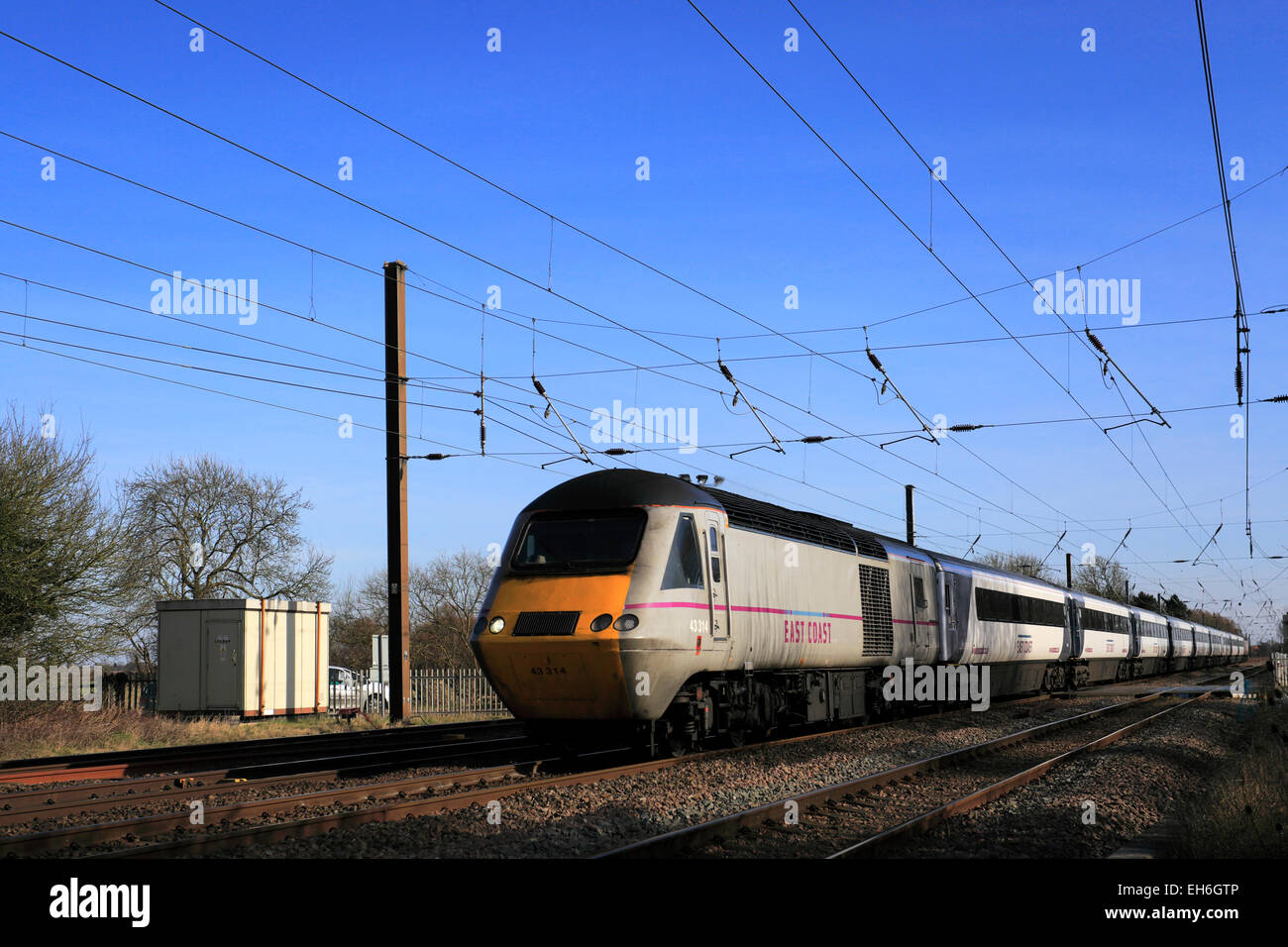 43314 East Coast Trains operating company, 43 class High Speed Diesel ...